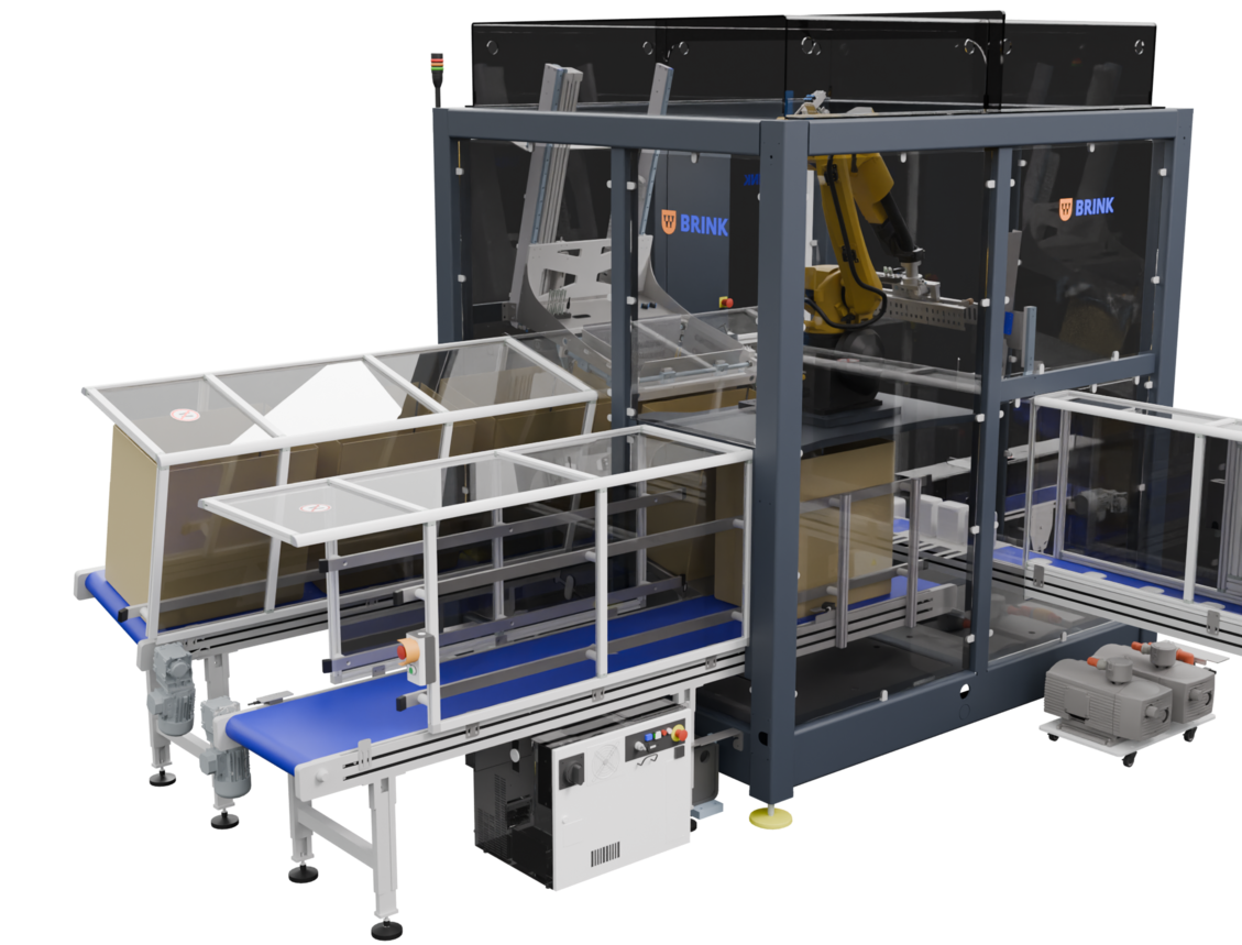 Box Filling Units | Automated Packing System | Brink Moulds & Automation