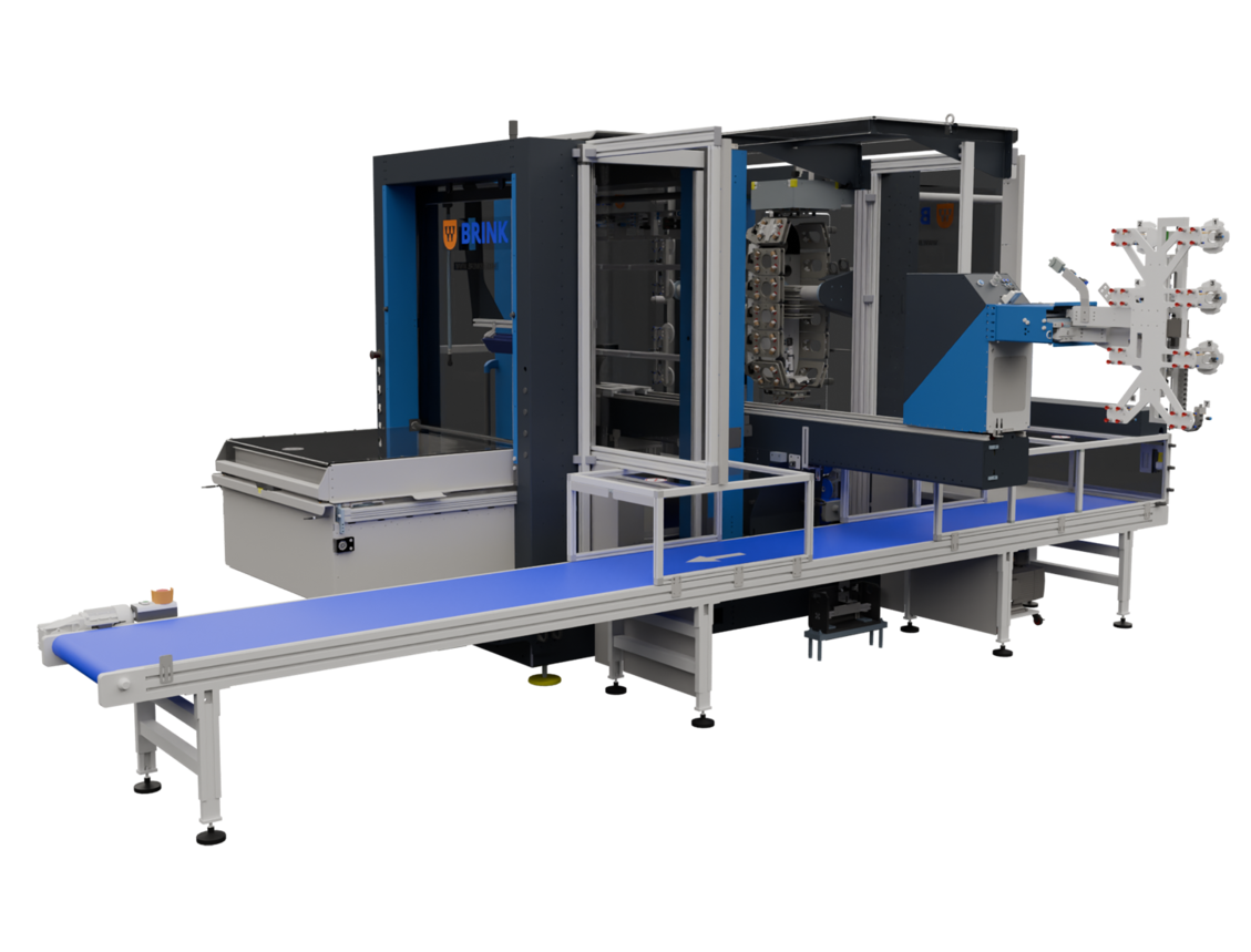 Versatile IML System | Flexible Labeling | Brink Moulds & Automation